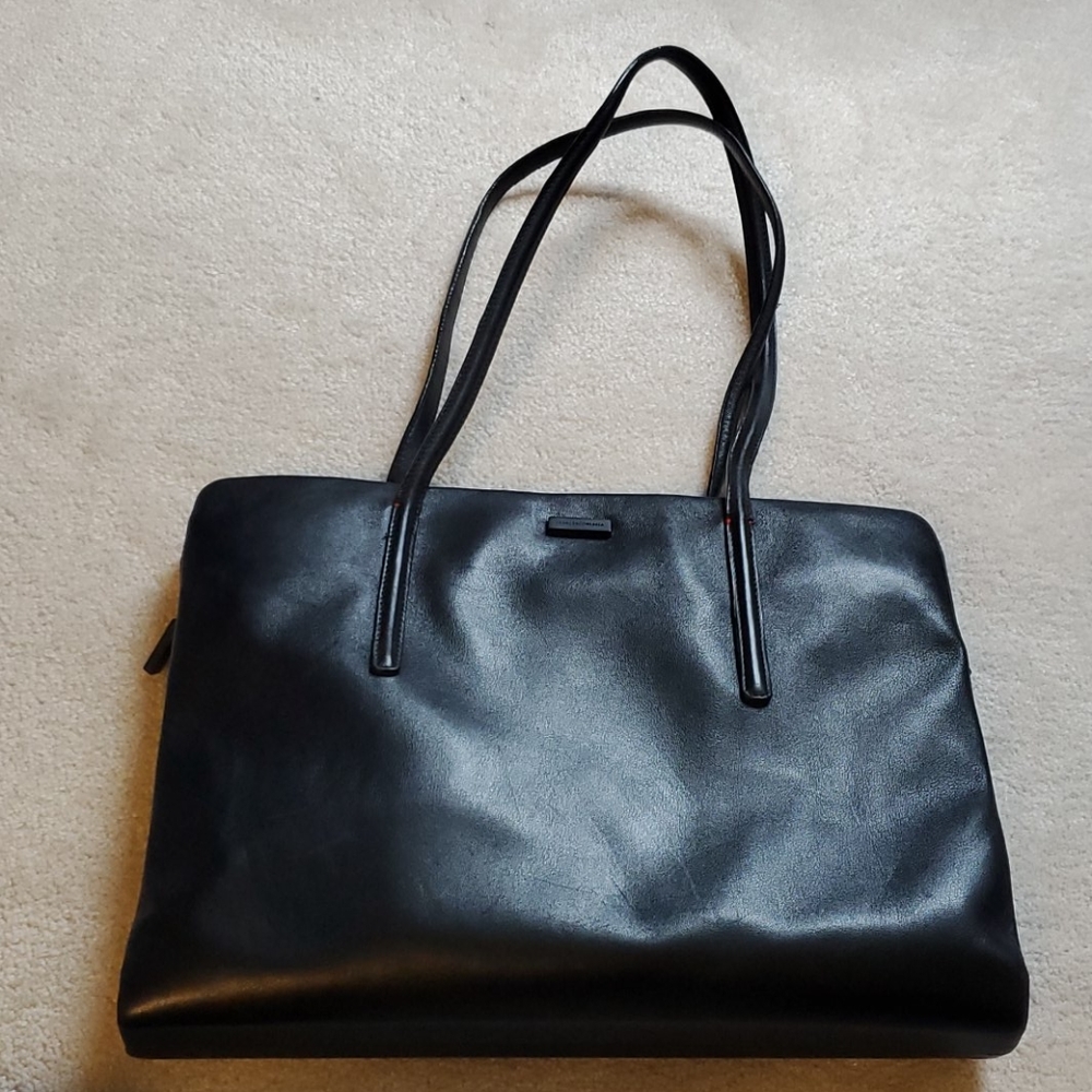 Francesco Biasia Black Leather Evolution Purse - Gem